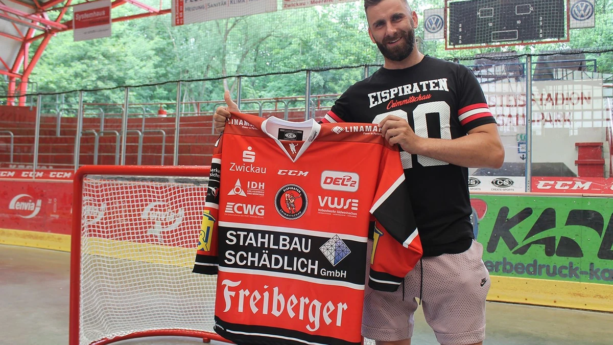 Eispiraten Crimmitschau verlängern mit Lukáš Vantuch