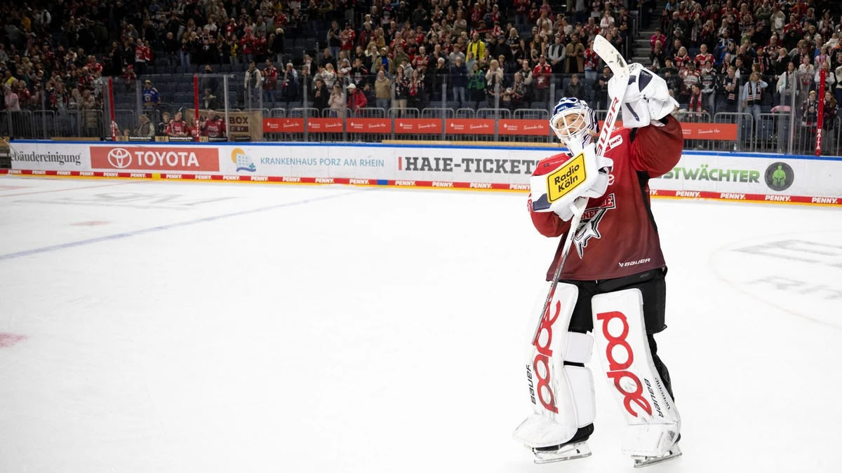 Janne Juvonen bleibt beim Debüt für die Kölner Haie ohne Gegentor