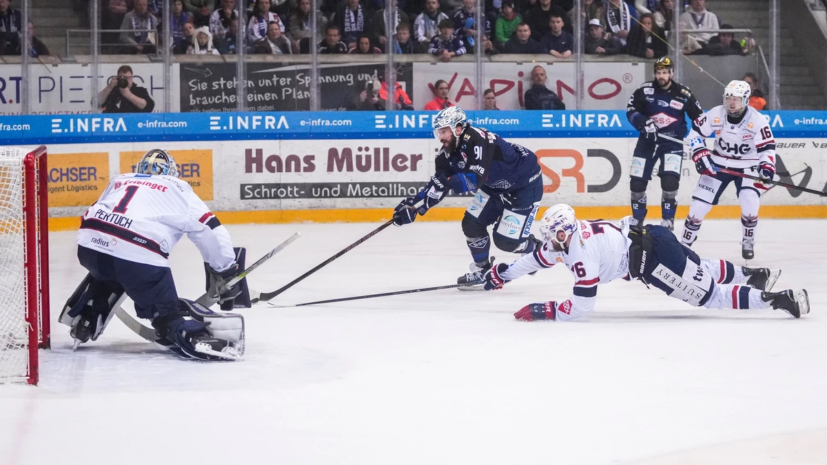Dresdner Eislöwen gelingt Serienausgleich gegen Ravensburg
