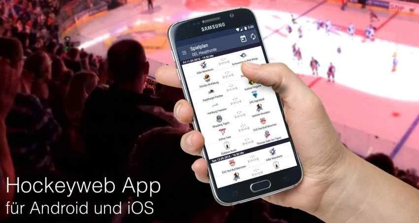 Hockeyweb-App - Die beste Eishockey Liveticker-App jetzt downloaden